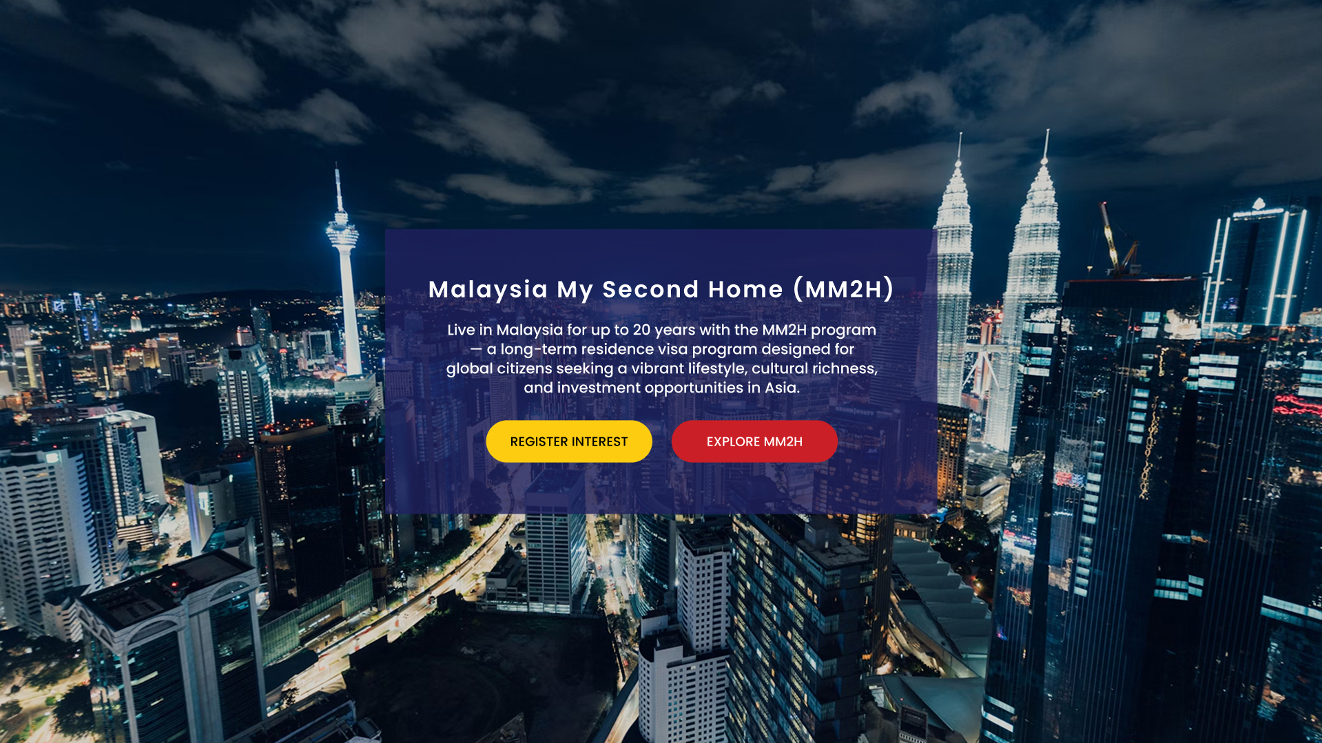 Malaysia My Second Home (MM2H)
